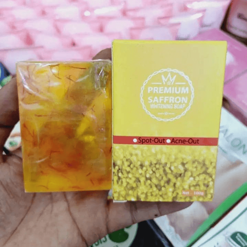 Premium Saffron Whitening Soap - Flipmart
