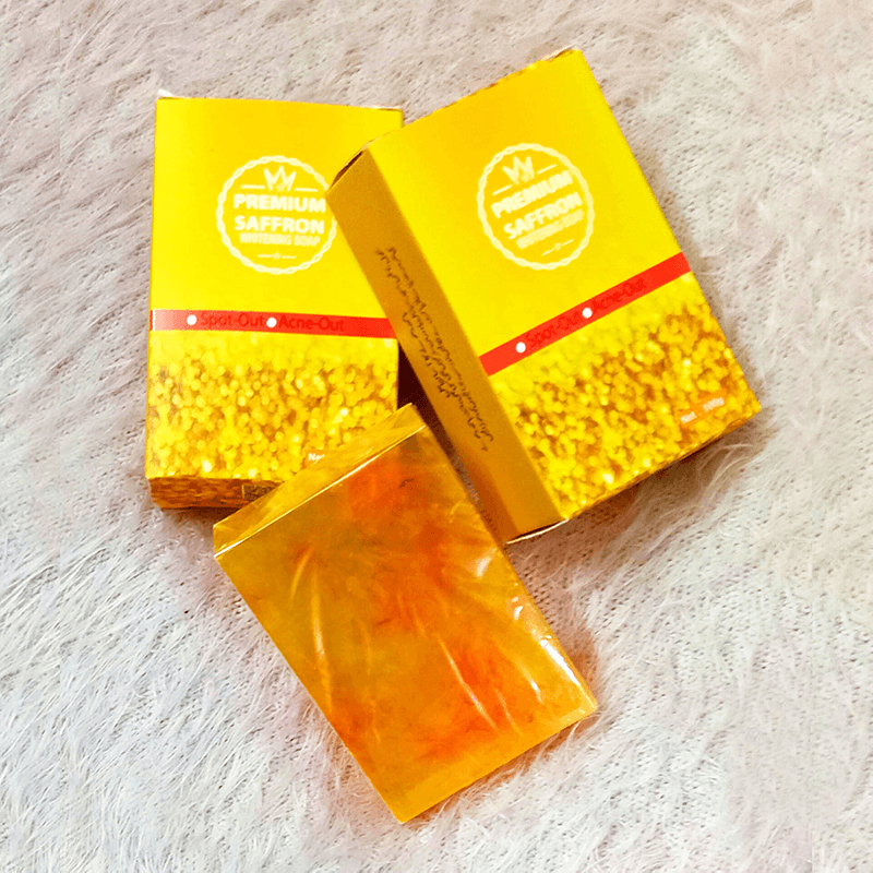 Premium Saffron Whitening Soap - Flipmart