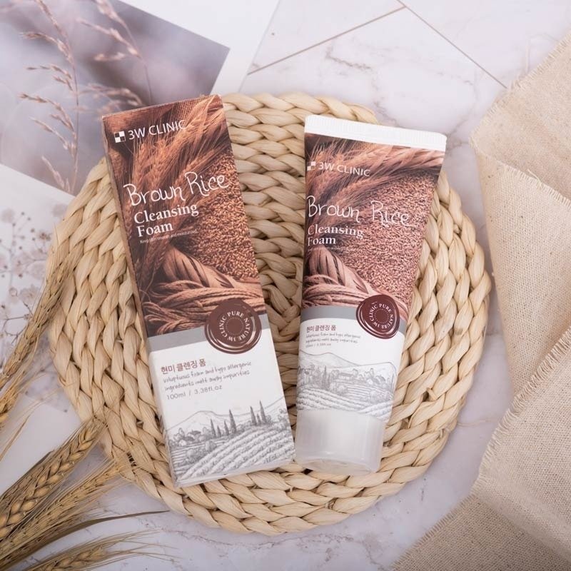 3W Clinic Brown Rice Foam Cleansing - Flipmart